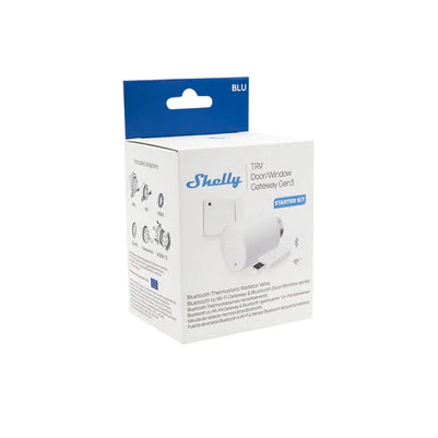 Shelly BLU TRV Starter Kit (TRV, Door/Window Sensor, Gateway) — Smart ...
